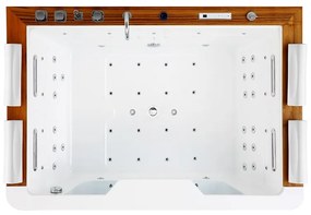 BPS-koupelny Hydromasážní vana HYD-ZE934 192x131 s ohřevem vody