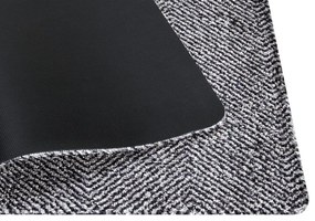 Hanse Home Collection koberce Rohožka Clean & Go 105349 Silver gray Beige Black – na ven i na doma Rozměry koberců: 50x150