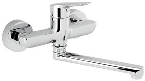 Novaservis Metalia 54 dřezová - umyvadlová baterie s otočným ramínkem 150 mm chrom 54076,0e 54076.0E