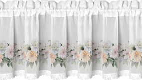 KRÁTKÁ ZÁCLONA NA PÁSCE FLOWERY 150X30 CM KVĚTY