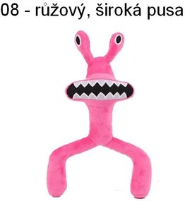 Plyšové hračky Roblox Rainbow Friends Varianta: 08 - růžový, široká pusa, 30 cm