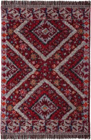 XXXLutz KOBEREC S VYSOKÝM VLASEM, 133/190 cm červená Flair Rugs - Online Only koberce & rohožky - 003165048401
