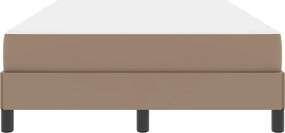 Rám postele s matrací Cappuccino 120 x 190 cm textil 3398622