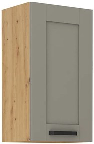 Kuchyňská skříňka LUNA 40 G-72 1F korpus: dub artisan, barva dvířek: světle šedá CLAY