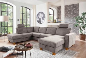 XXXLutz SEDACÍ SOUPRAVA, textil, šedohnědá Sit & More - Sedací soupravy - 000144005836
