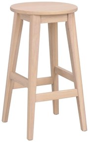 Barová stolička z dubového dřeva v přírodní barvě (výška sedáku 65 cm) Austin – Rowico