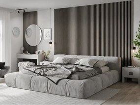 Mexen Lam-B, akustické stěnové lamely 275 × 30 cm, HDF deska 4 mm, technická dýha, dub popelavý, S100-275307-3015-005