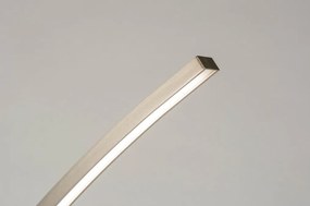 Stojací designová LED lampa se stmívačem Silver Ferdinand