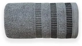 Bavlněný ručník Sagitta 30x50 cm šedý