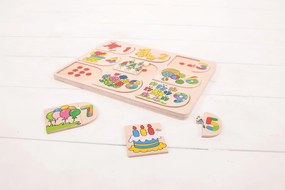 Bigjigs Toys Obrázkové počítací puzzle