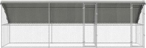 Psí kennel 3 ks Stříbrná 6 x 2 x 2 m Pozinkovaná ocel 3368331