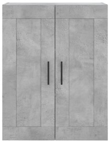 Skříň highboard betonově šedá 69,5x34x180 cm kompozitní dřevo,  3200093