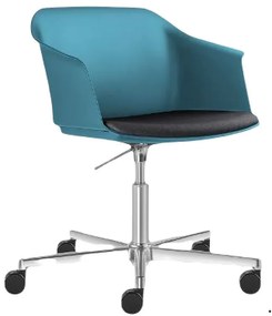 LD SEATING - Židle WAVE 030,F37-N6 s čalouněným sedákem