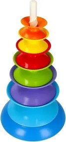 BAM BAM Navlékací pyramida 35 cm / od 6 měsíců / plast