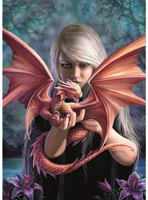 Clementoni - Puzzle 1000 Anne Stokes: Dračí královna