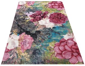 Moderní kusový koberec Casablanca 02 Květy vícebarevný Rozměr: 200x290 cm