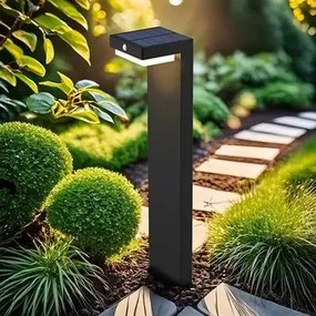 Solight Wo7202 LED solární sloupkové osvětlení Palermo černá / 5W / 40