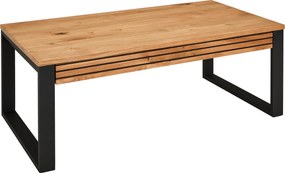XXXLutz KONFERENČNÍ STOLEK, přírodní barvy, černá, dřevo, kov, 115/60/42 cm MID.YOU - Konferenční stolky - 002572001401