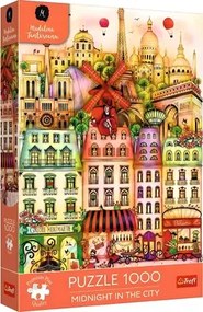 TREFL Puzzle Premium Plus Půlnoc v Paříži / 1000 dílků / 68,3 x 48 cm