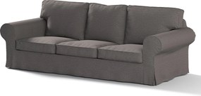 Potah na pohovku IKEA Ektorp 3-místná rozkládací, NOVÝ MODEL 2013 barva šedá látka pletený vzor