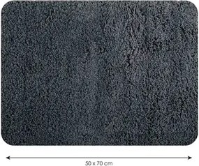 MSV MICROFIBER tmavě šedá / Koupelnová předložka / 50 x 70 cm / mikrov