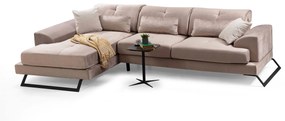 Atelier del Sofa Rohová sedací souprava Frido Corner Left (Chl+3R) - Beige, Béžová