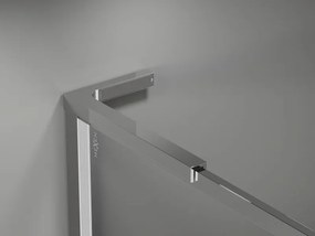 Mexen Kioto-F L Sprchová stěna Walk-in s rámem 90 x 202 cm, transparent 8 mm, chrom - 800-090-174-01-00
