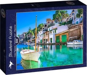 BLUEBIRD Puzzle Rybářský přístav v Cala Figuera / 500 dílků / od 12 le