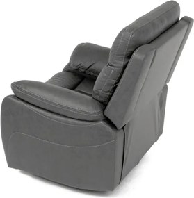 Polohovací křeslo šedé, elektrické TV-4094 GREY3