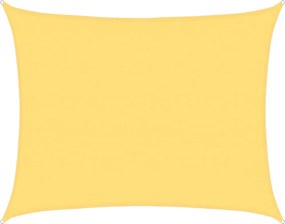 Plachta proti slunci 160 g/m² béžová 6 x 8 m HDPE 311140
