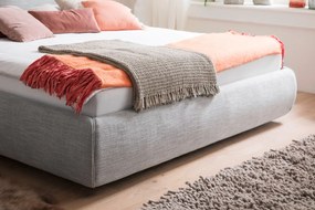 Čalouněná postel lucy 180 x 200 šedá MUZZA