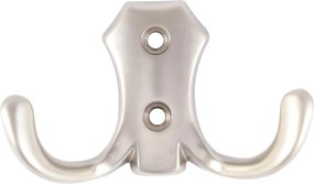 Hettich Nástěnný háček na kabáty Classic 1, zinek poniklovaný, 77 x 47 x 30 mm