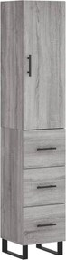 Skříň highboard šedá sonoma 34,5 x 34 x 180 cm kompozitní dřevo 3198879