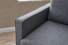 Hanah Home Třímístná pohovka EVA šedá