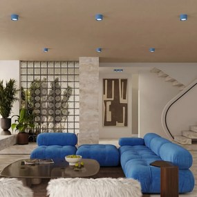 Sollux Lighting Stropní svítidlo MODO 1 azurové GX53