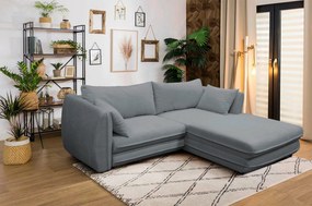 XXXLutz ROHOVÁ SEDAČKA, textil, šedá MID.YOU - Sedací soupravy - 001574005803
