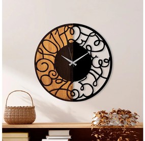 Asir Nástěnné hodiny pr. 56 cm 1xAA dřevo/kov 539TNL1155