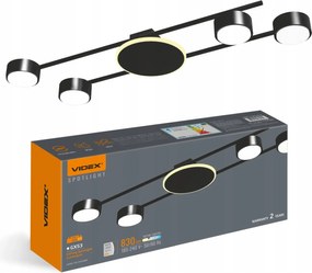 Stropní Svítidlo Halogenové nástěnné Led svítidlo 4X GX53 s podsvícením