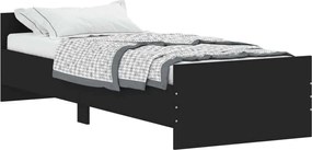 vidaXL Rám postele 75 x 190 cm Small Single kompozitní dřevo [835947] Barva: dub sonoma
