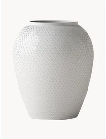 Ručně vyrobená porcelánová váza Rhombe, V 17 cm