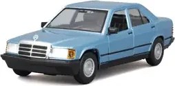 Bburago Mercedes-Benz 190 E 2.6 modrá metalíza 1:24 / od 3 let