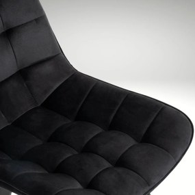 Vikio Jídelní set pro 4 osoby 160x90 cm dub noha X černá židle VJS236-4C-S