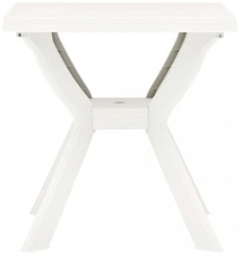 Zahradní bistro stolek plast Dekorhome Bílá