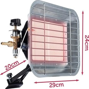 Plynový keramický ohřívač 4500W