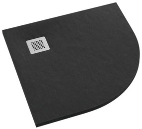 Vanička půlkulatá Kalait Black Stone 90x90x3,5 R55 3.3104/C/ST-M2