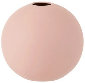 Růžová keramická váza Ball - Ø 25*23,5 cm