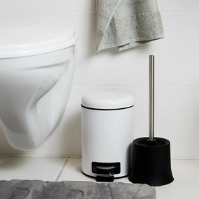 Wenko Pedálový odpadkový koš Leman 3 l, bílá, 3 l