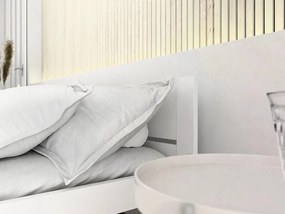Postel IKAROS DOUBLE 80 x 200 cm, bílá Matrace: Matrace Coco Maxi 20 cm, Rošt: Bez roštu