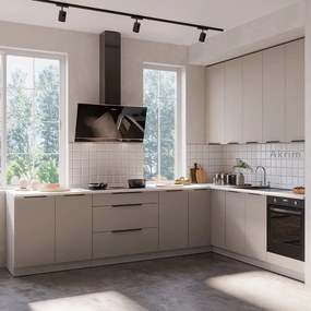 ARIA lb | dolní skříňka 80 ZL 1S dřezová | 80 cm | PREMIUM BOX | bílá/béžová
