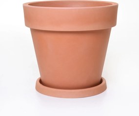 Květináč LEVANTA, plast, výška 63 cm, natur